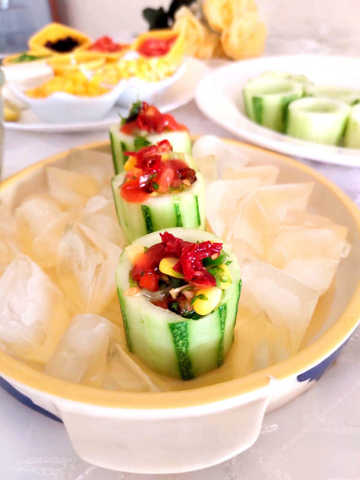 Cool Summer Cucumber Cups - Deliciously URS